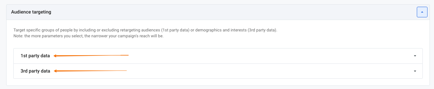 Audience Targeting Functionality